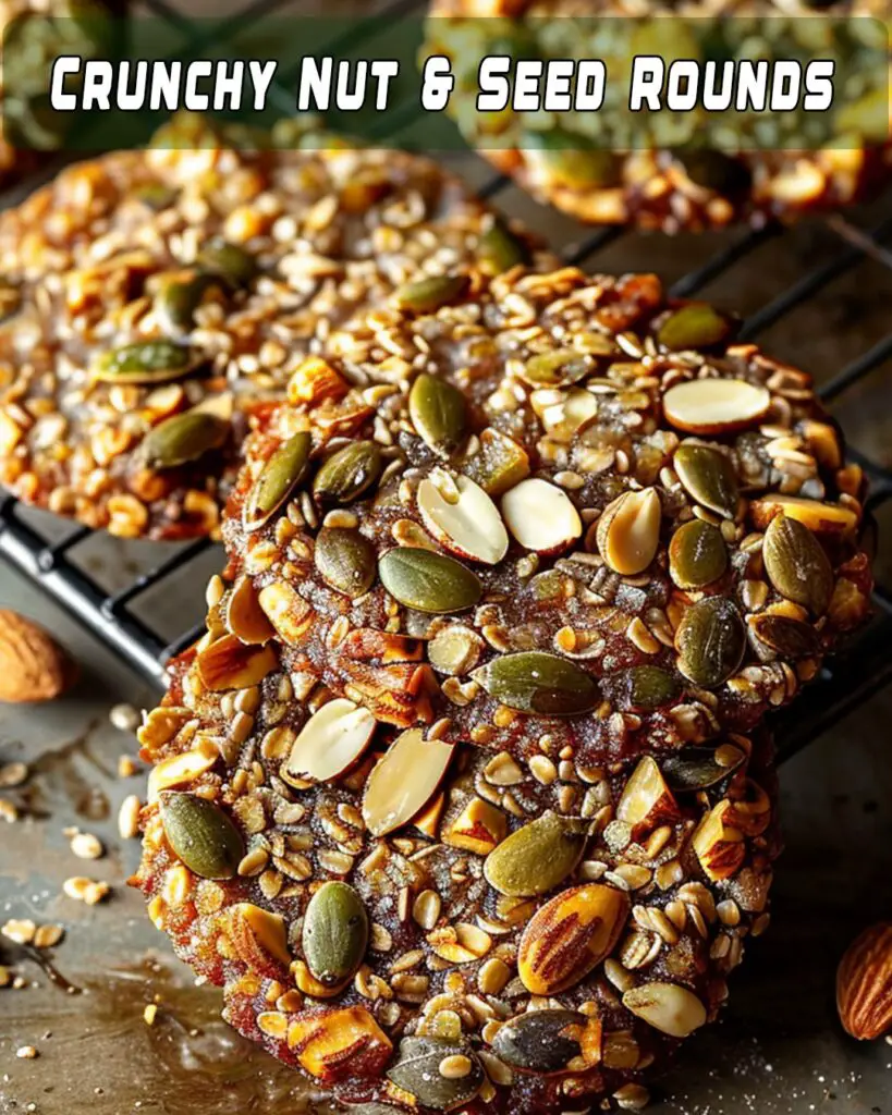 Nutty Seed Crunch Rounds - Foodyhealthylife