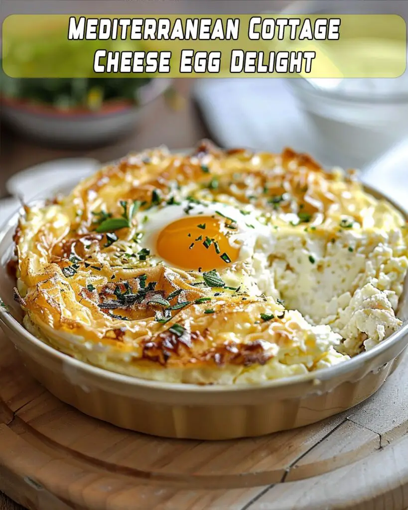 Sunny Mediterranean Egg Bake With Cottage Cheese Foodyhealthylife