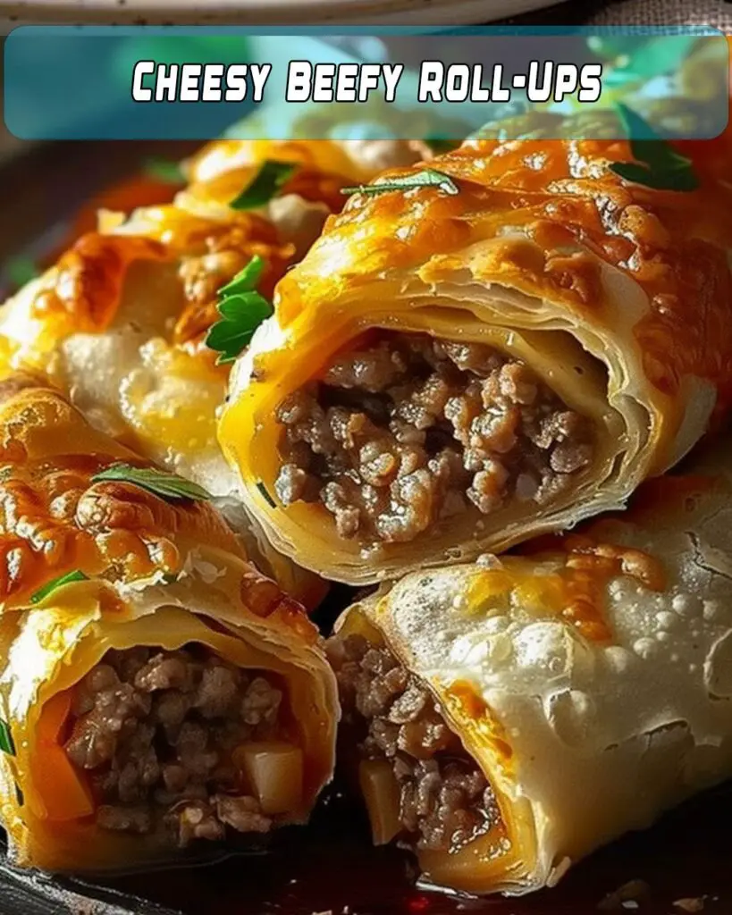 Beef and Cheese Tortilla Roll-Ups - Foodyhealthylife