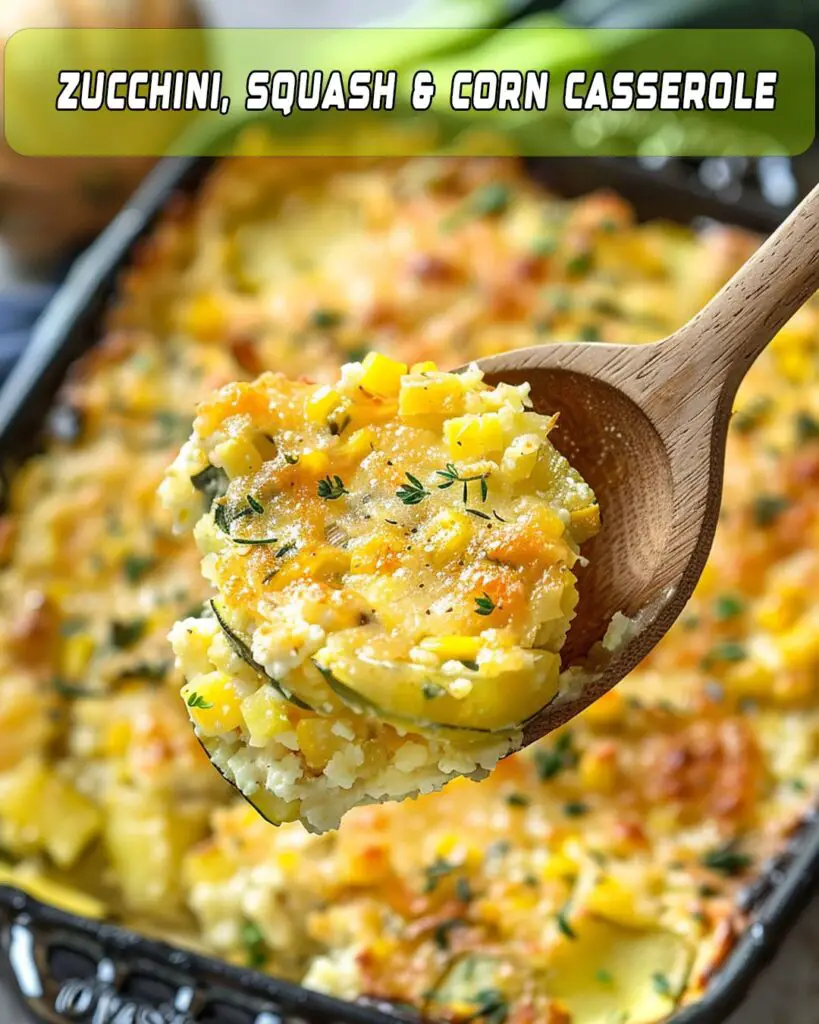 Summer Squash and Corn Casserole - Foodyhealthylife