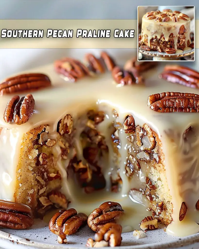 Southern Pecan Praline Cake Recipe - Foodyhealthylife