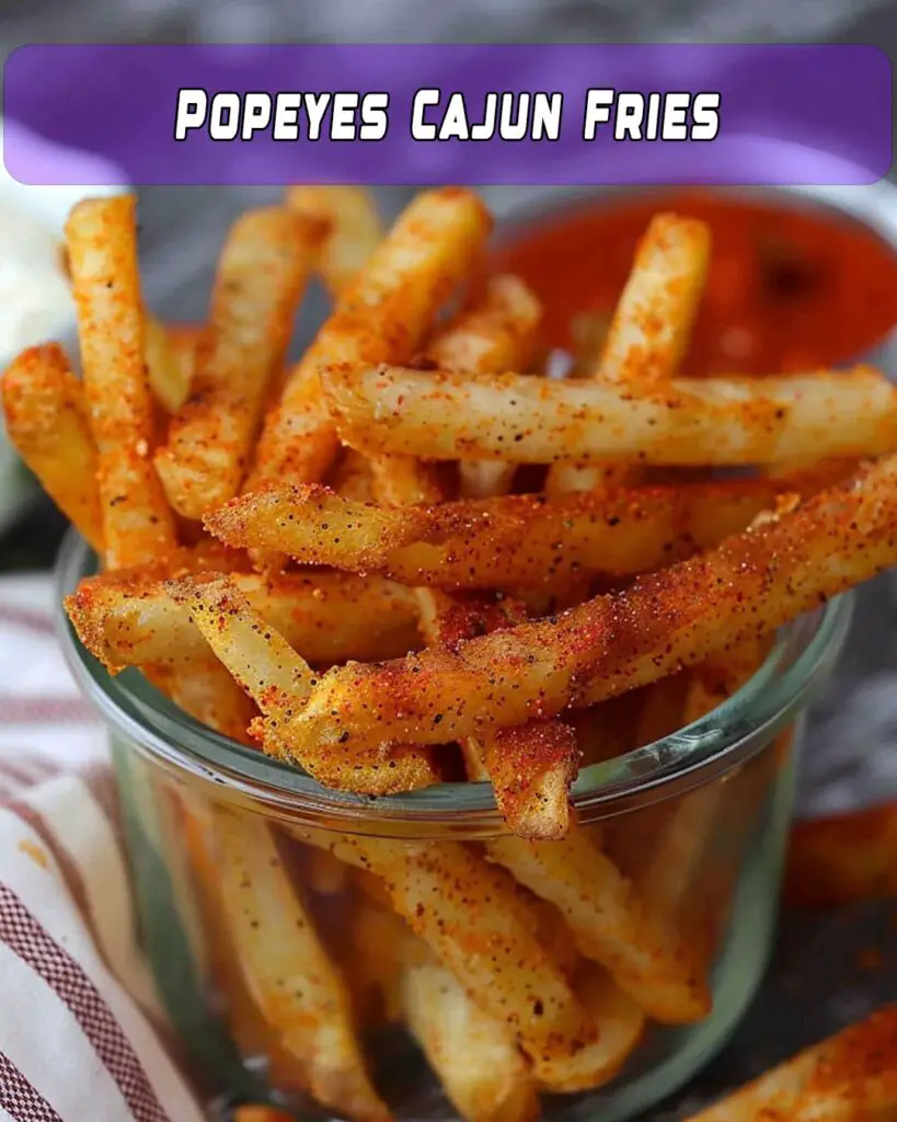 Popeyes Cajun Fries (Copycat French Fries Recipe) - Foodyhealthylife