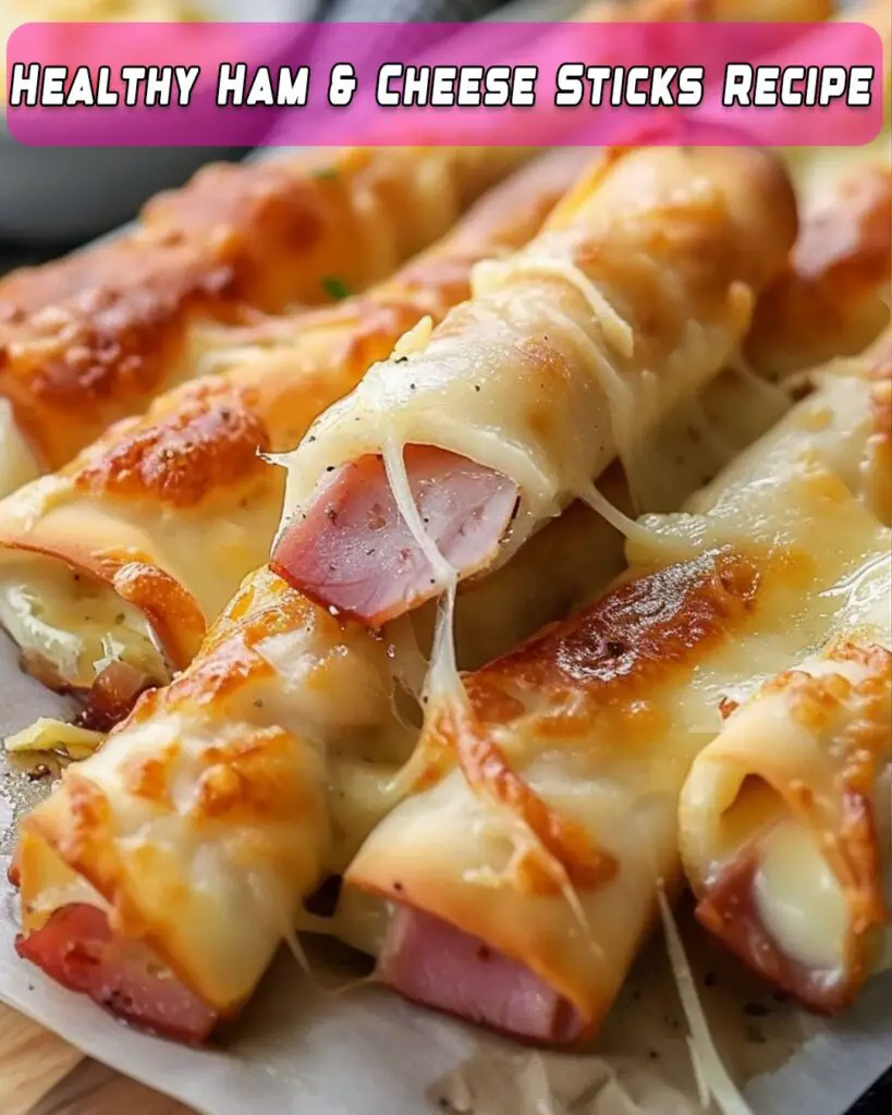 Healthy Ham & Cheese Sticks - Foodyhealthylife