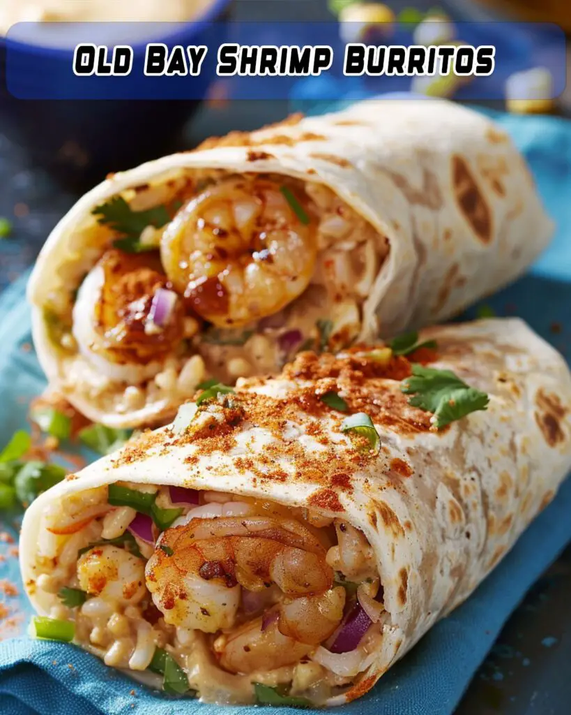 Old Bay Shrimp Burritos - Foodyhealthylife