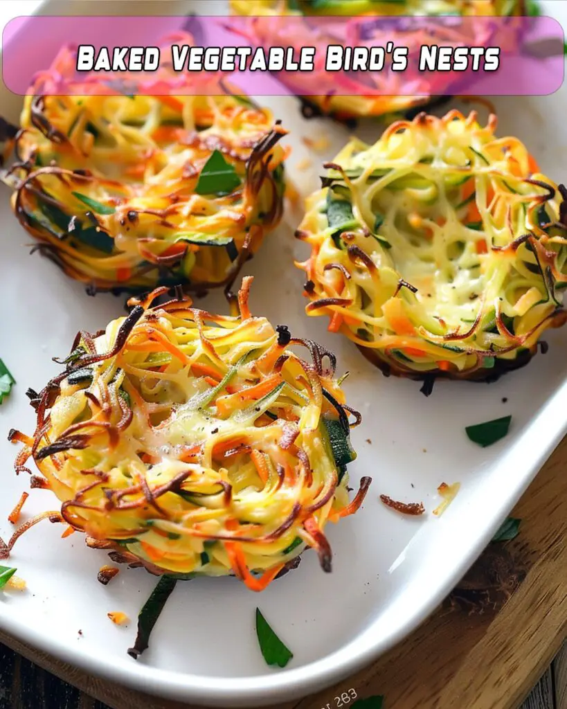 Baked Vegetable Bird’s Nests - Foodyhealthylife