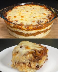 Stellini Pasta Gratin with Meat Sauce - Foodyhealthylife