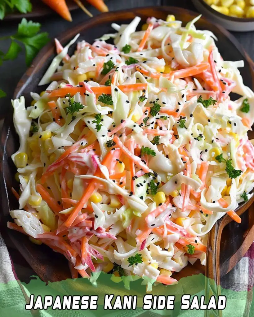 Japanese Kani Side Salad Recipe - Foodyhealthylife