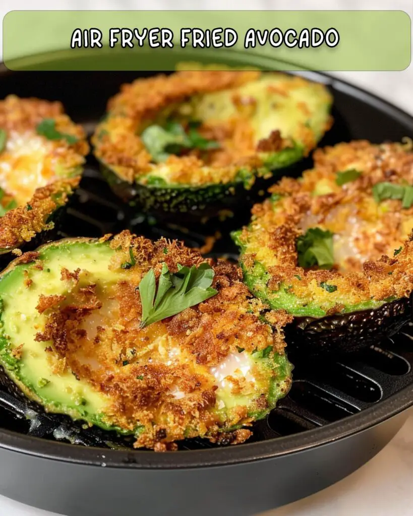 Air Fryer Fried Avocado Recipe - Foodyhealthylife