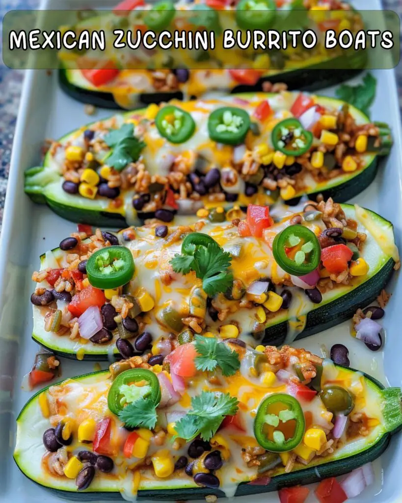 Mexican Zucchini Burrito Boats Recipe - Foodyhealthylife