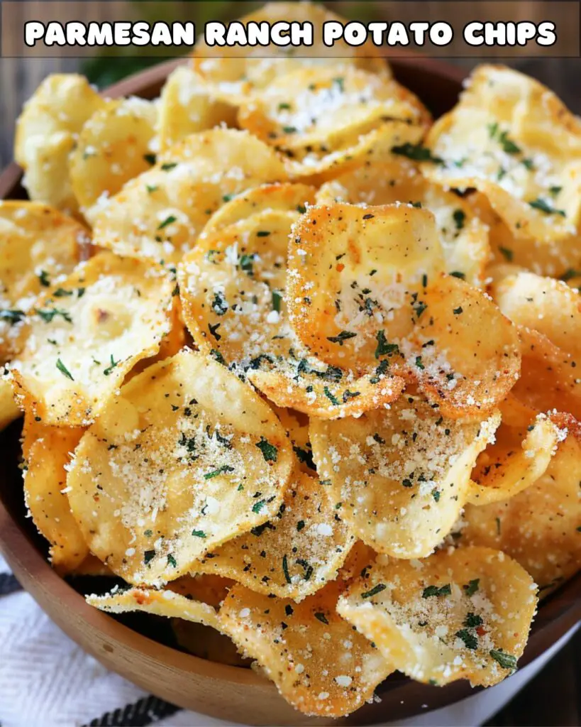 Parmesan Ranch Potato Chips - Foodyhealthylife