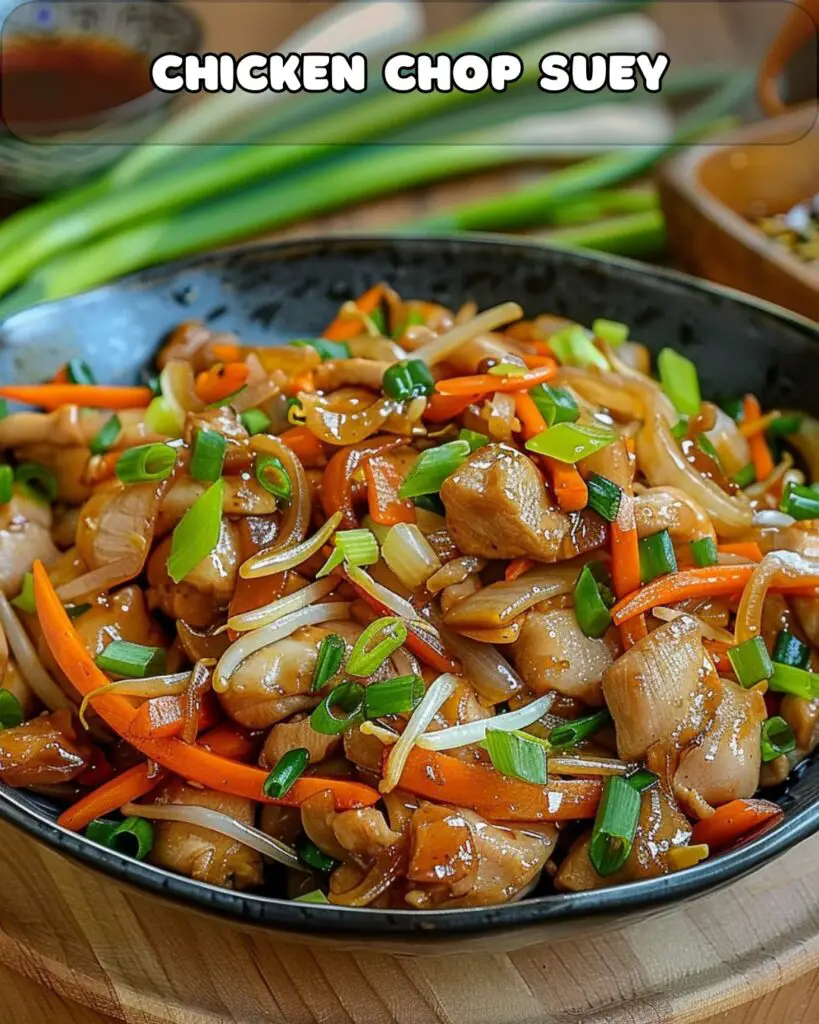 Chicken Chop Suey - Foodyhealthylife
