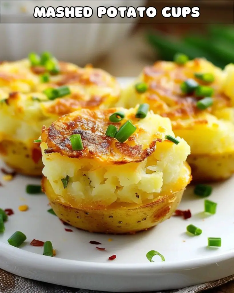 Mashed Potato Cups - Foodyhealthylife