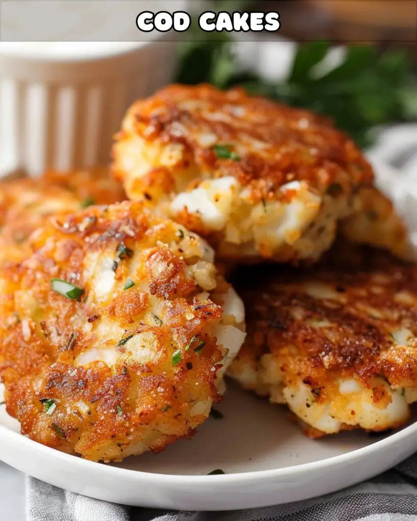 Deliciously Crispy Cod Cakes Recipe - Foodyhealthylife