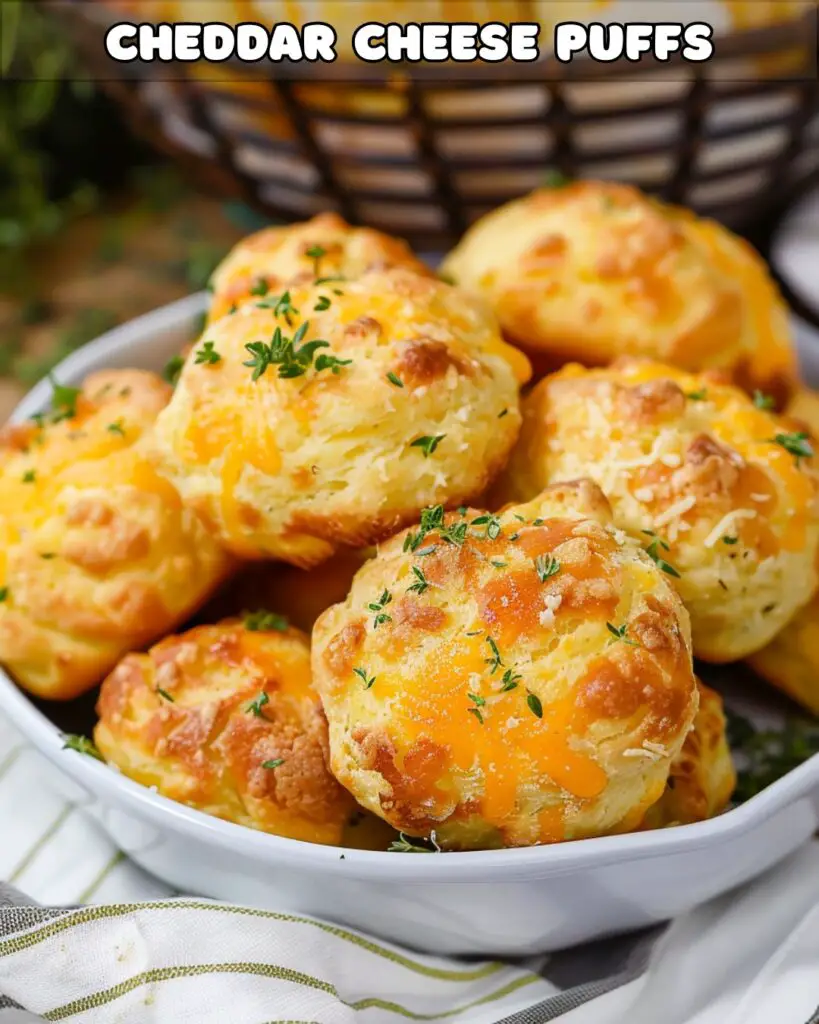 Irresistible Cheddar Cheese Puffs: A Savory Delight - Foodyhealthylife