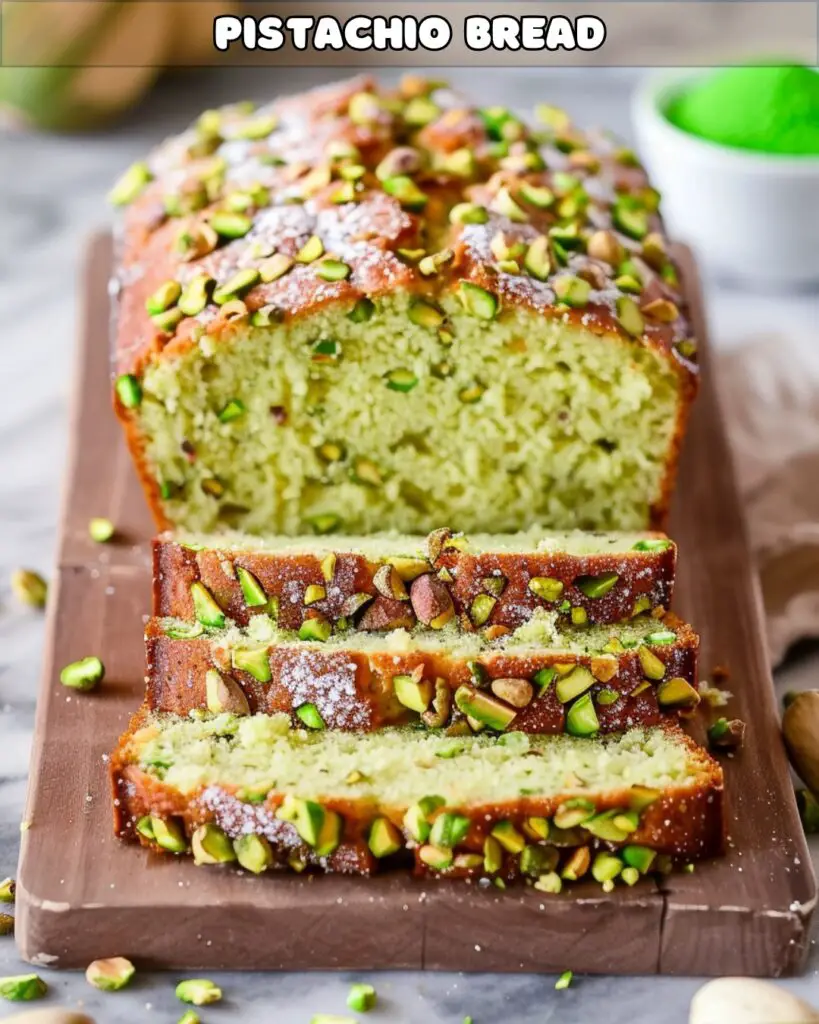 Pistachio Bread: A Nutty and Sweet Delight - Foodyhealthylife