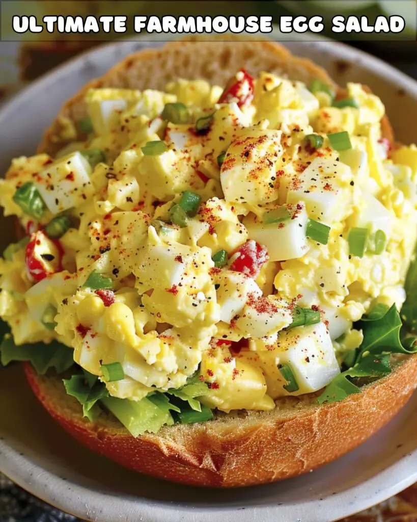 Ultimate Farmhouse Egg Salad - Foodyhealthylife