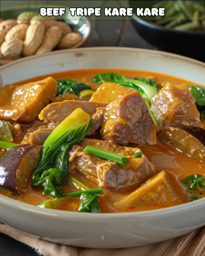 Beef Tripe Kare Kare - Foodyhealthylife