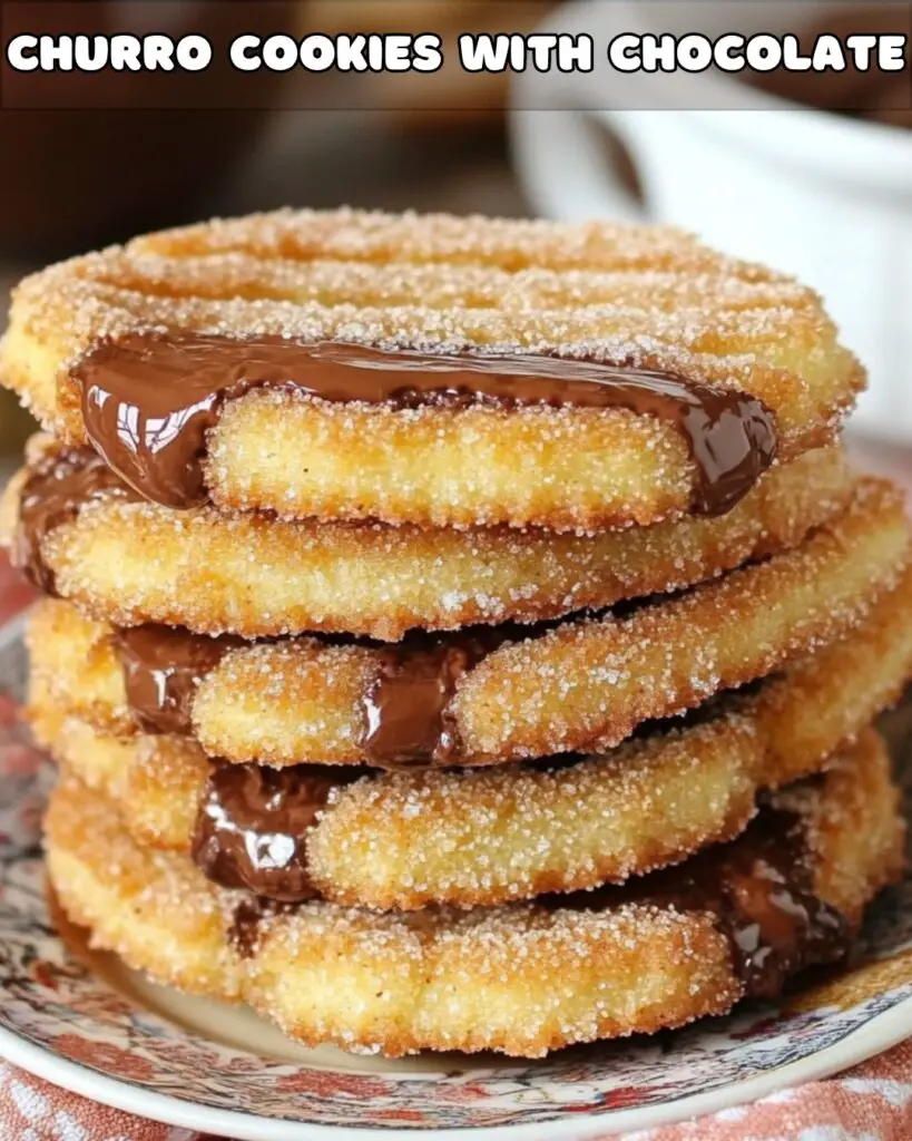 Churro Cookies with Dulce de Leche Filling: A Sweet Twist on a Classic ...