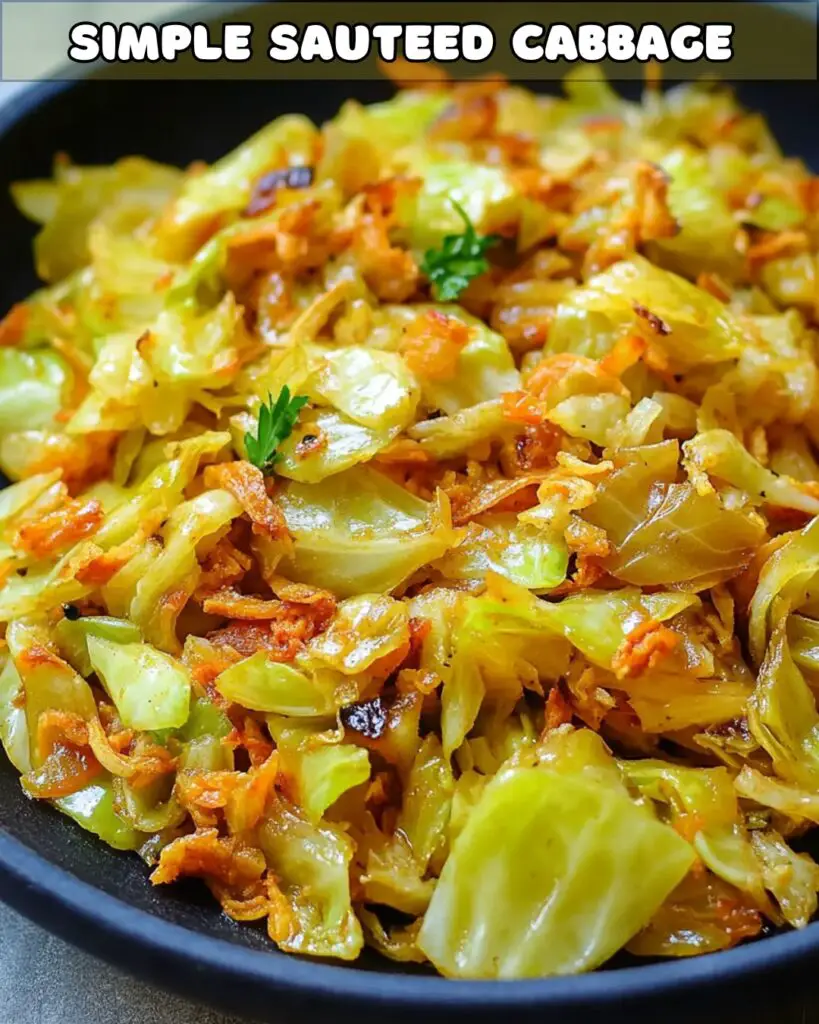 Simple Sautéed Cabbage: A Versatile and Flavorful Side Dish ...