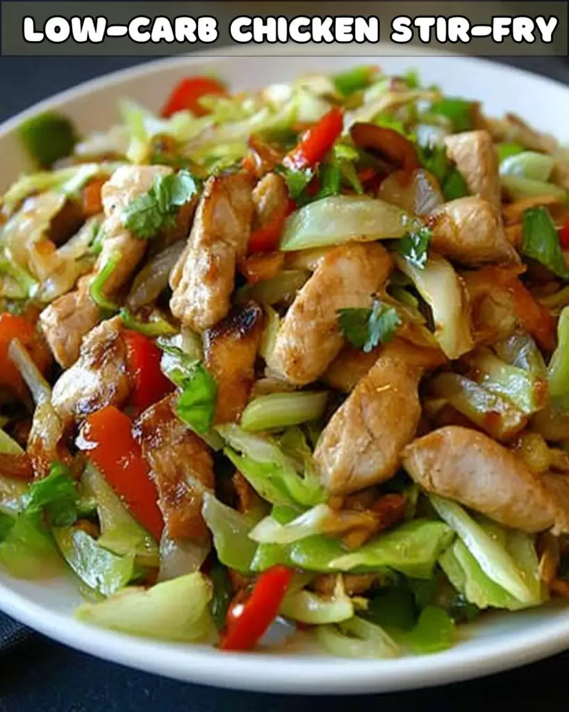 Quick And Easy Low Carb Chicken Stir Fry A Flavorful And Healthy Meal Foodyhealthylife