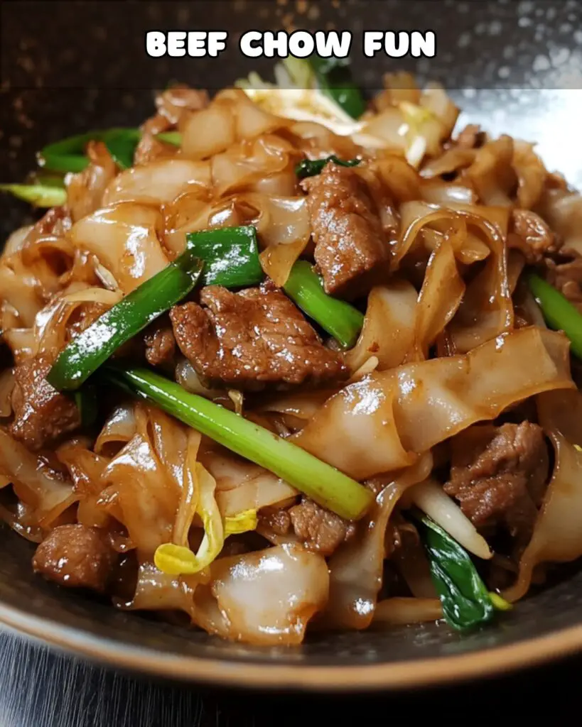 Classic Beef Chow Fun: A Delicious Cantonese Stir-Fry - Foodyhealthylife