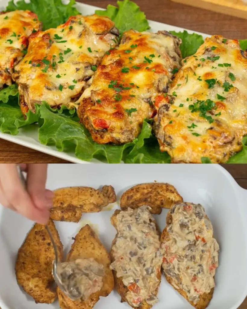 Savory Chicken Fillet with Vegetables and Cheese - Foodyhealthylife