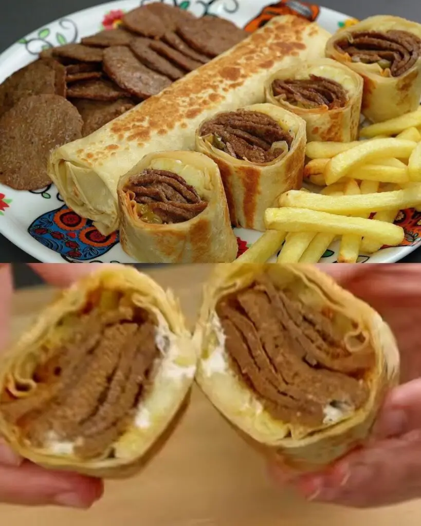 Ultimate Doner Shawarma with Homemade Saj Bread and Savory Shawarma ...