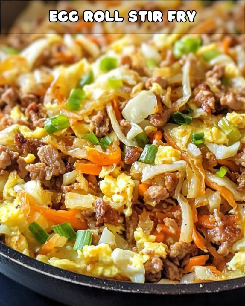 Egg Roll Stir-Fry: A Quick and Flavorful Twist on a Classic Favorite ...