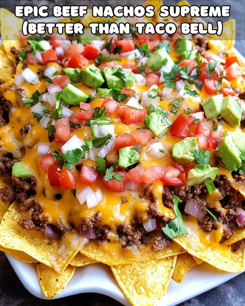 Ultimate Beef Nachos: A Superior Take on Taco Bell’s Classic ...