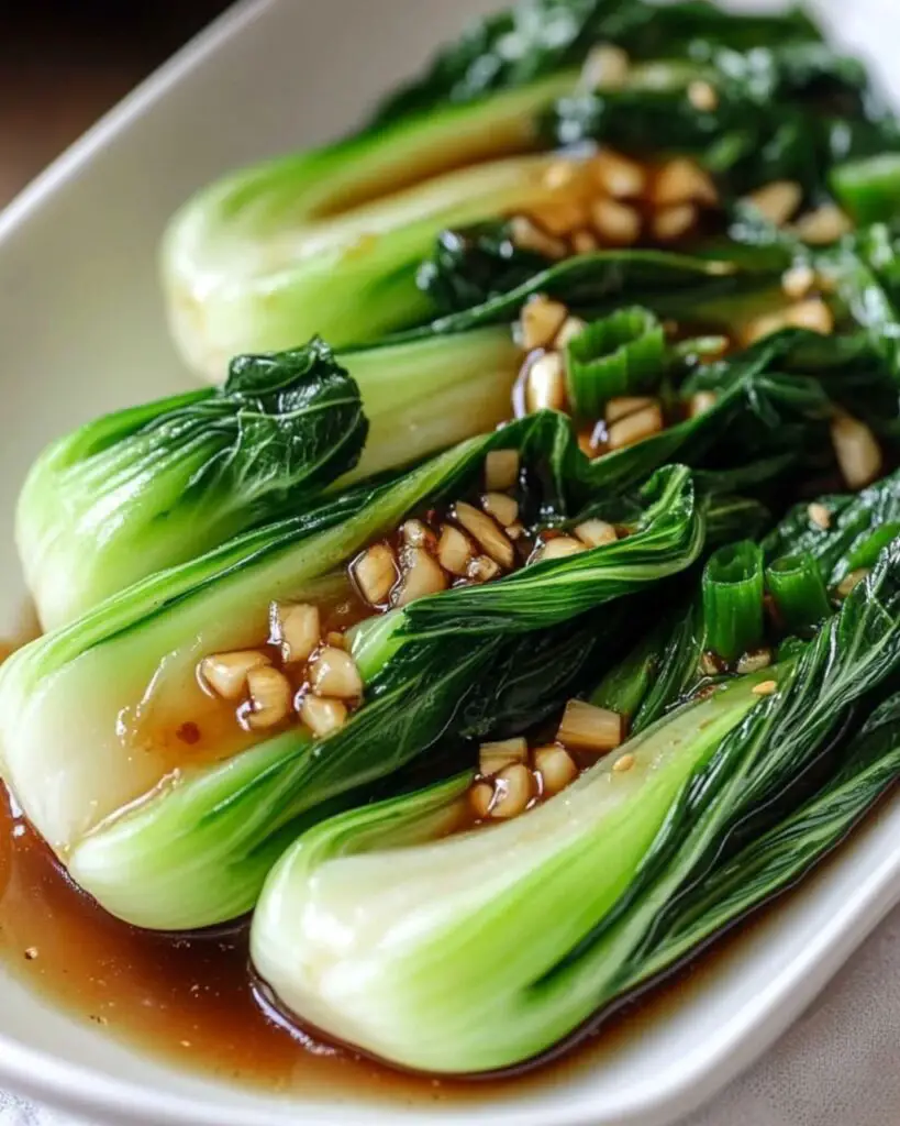 Stir-Fried Bok Choy with Garlic and Oyster Sauce: A Simple and ...