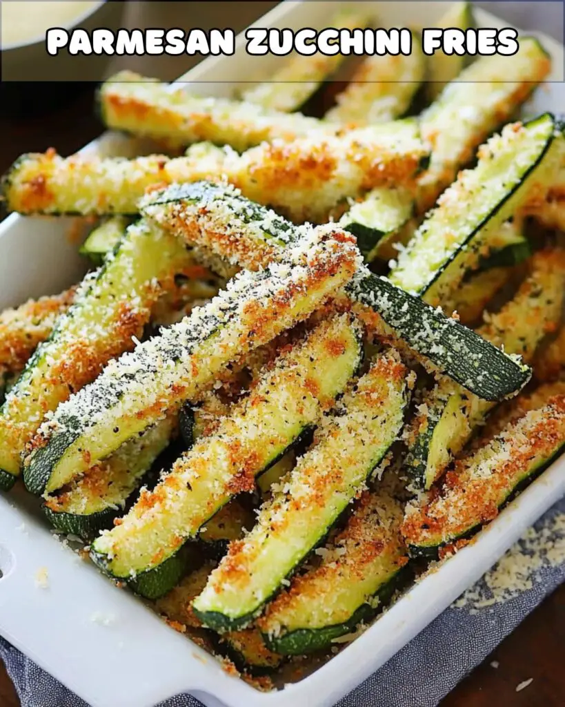 Crispy Parmesan Zucchini Fries: A Healthy and Tasty Snack ...