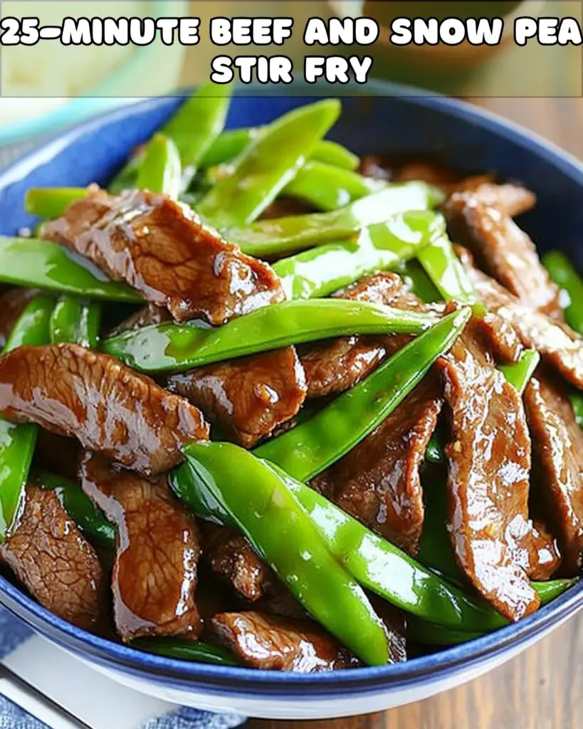 Quick and Flavorful Beef and Snow Pea Stir Fry: A 25-Minute Meal ...