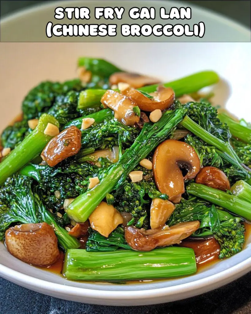 Stir-Fried Gai Lan with Ginger and Garlic: A Simple Chinese Delight ...