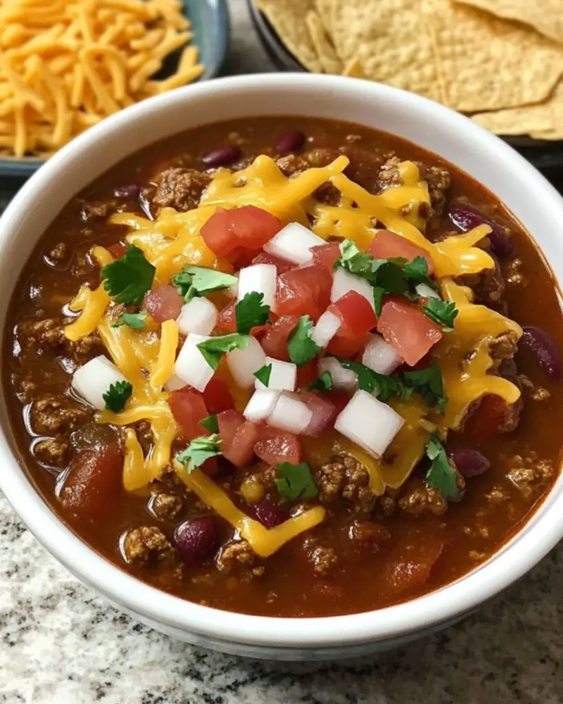 Hearty Beef Chili with Beans and Smoky Spices - Foodyhealthylife
