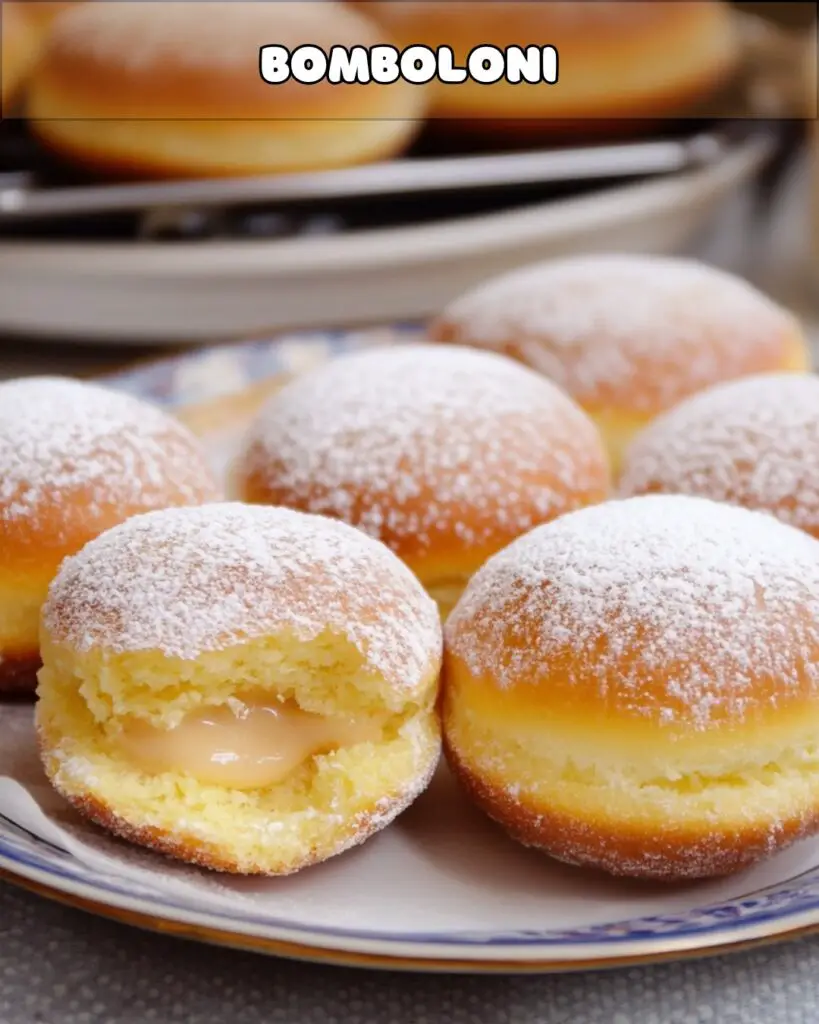 Classic Italian Bomboloni with Creamy Pastry Filling - Foodyhealthylife