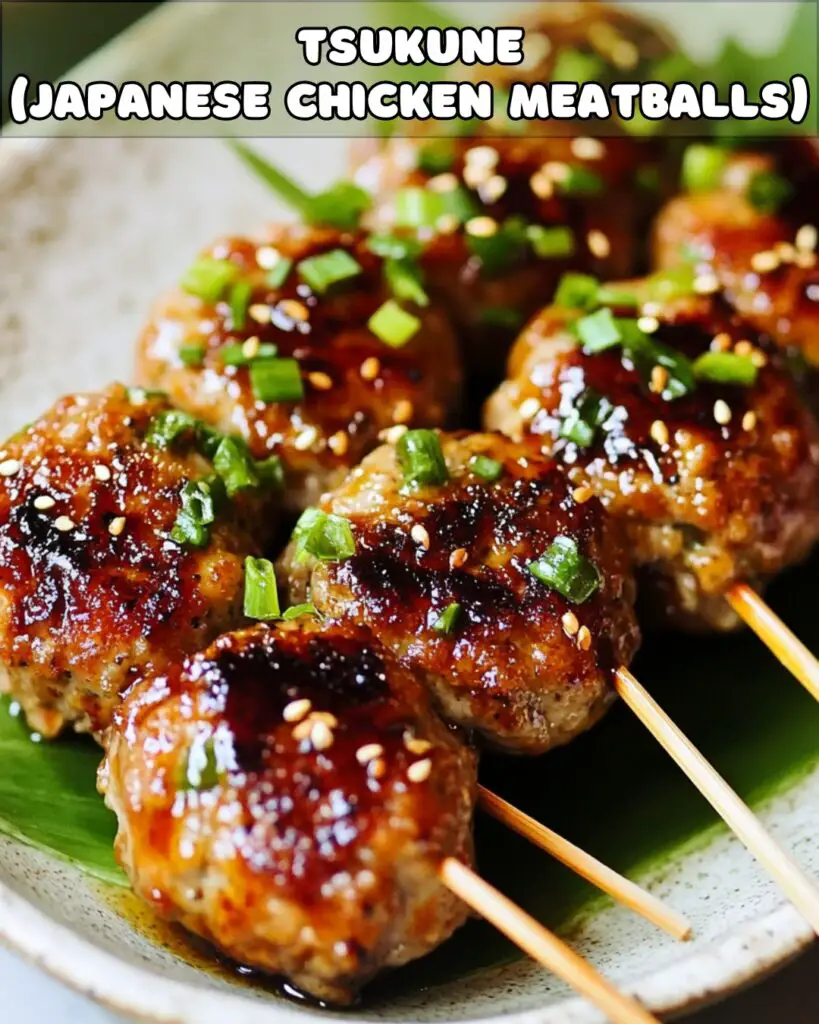 Authentic Tsukune: Japanese Chicken Meatballs with Sweet Soy Glaze ...