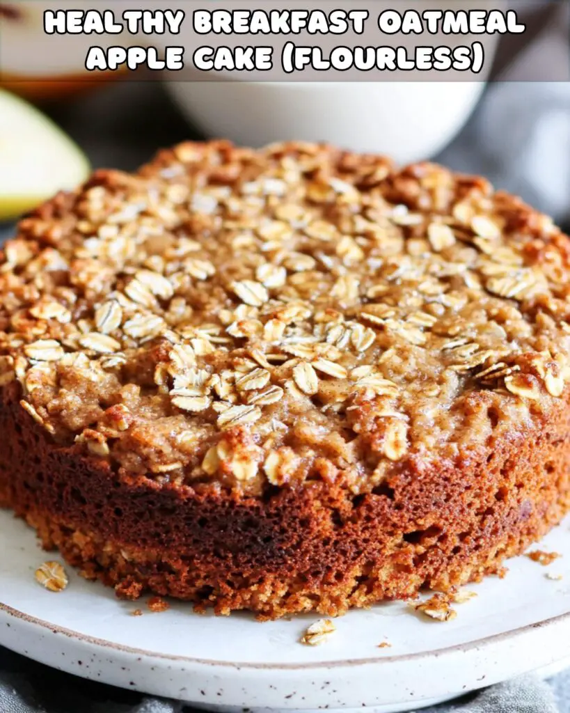 Flourless Oatmeal Apple Breakfast Cake – Foodyhealthylife