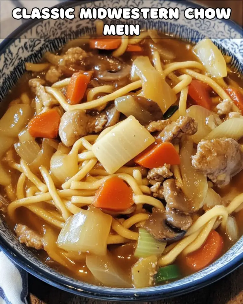 Classic Midwestern Chow Mein - Foodyhealthylife