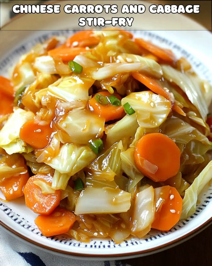 Chinese Carrot and Cabbage Stir-Fry: A Simple and Flavorful Side ...