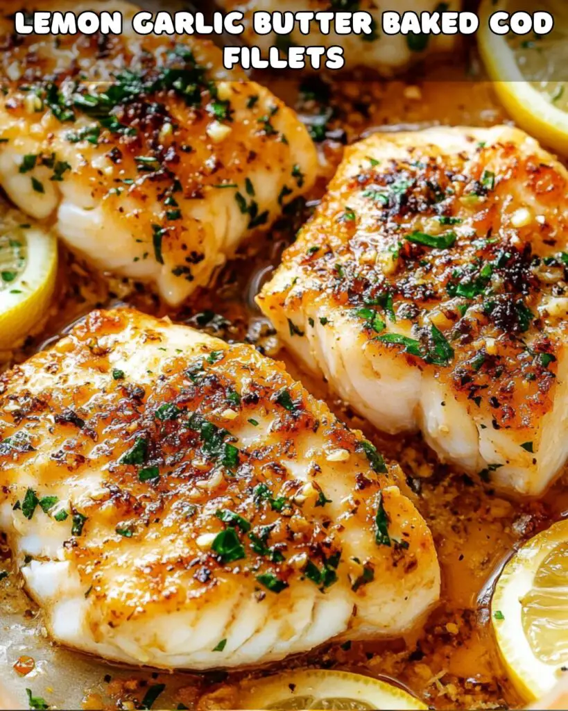 Lemon Garlic Butter Baked Cod: A Delicious and Easy Seafood Recipe ...