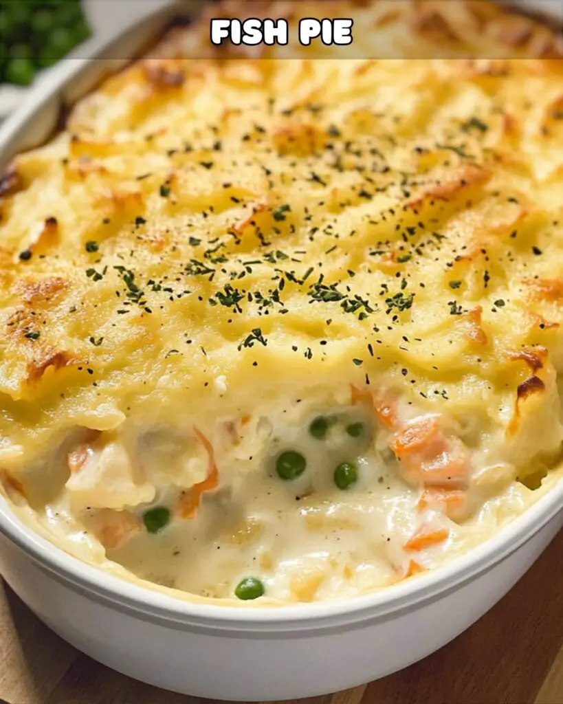 Traditional Creamy Fish Pie with a Crisp Golden Potato Crust ...