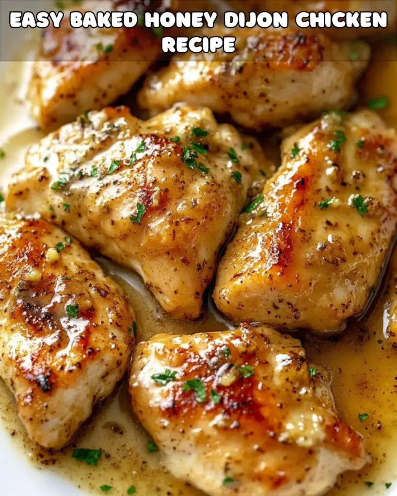 Easy Baked Honey Dijon Chicken: A Sweet and Savory Delight ...