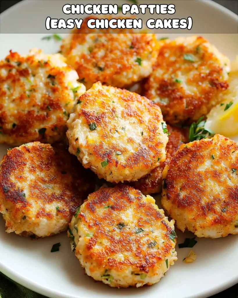 Crispy Chicken Cakes: A Simple and Delicious Recipe - Foodyhealthylife