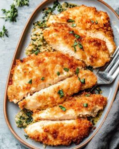 Crispy Baked Ranch Chicken with Parmesan Panko Coating - Foodyhealthylife