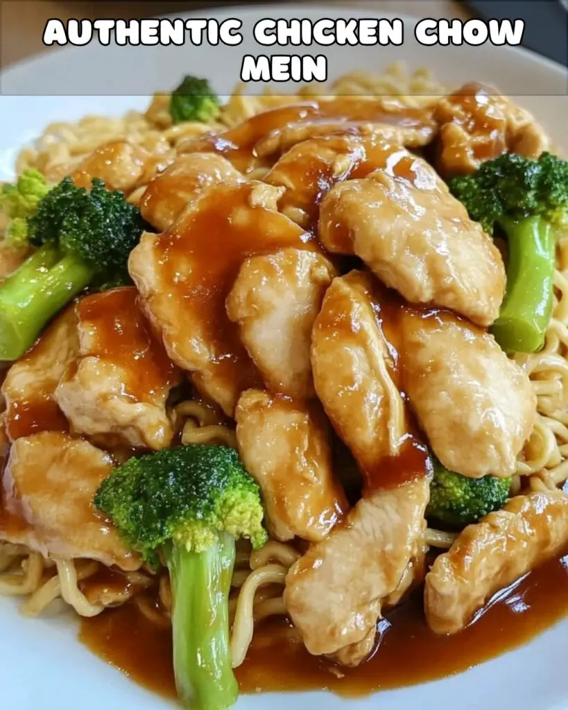 Authentic Chicken Chow Mein: A Classic Takeout Favorite - Foodyhealthylife
