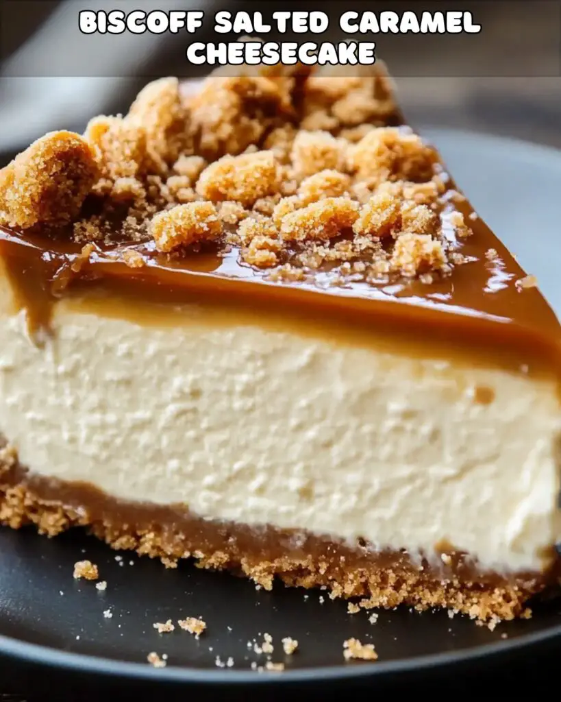 Biscoff Salted Caramel Cheesecake: A Decadent Dessert Masterpiece ...