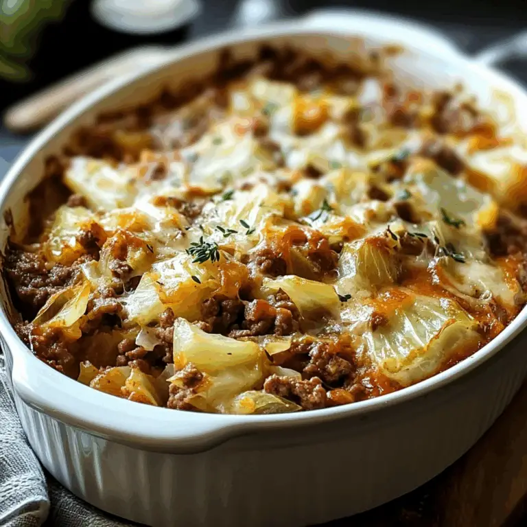 Cabbage and Beef Bake: A Delicious Family Recipe! - Foodyhealthylife