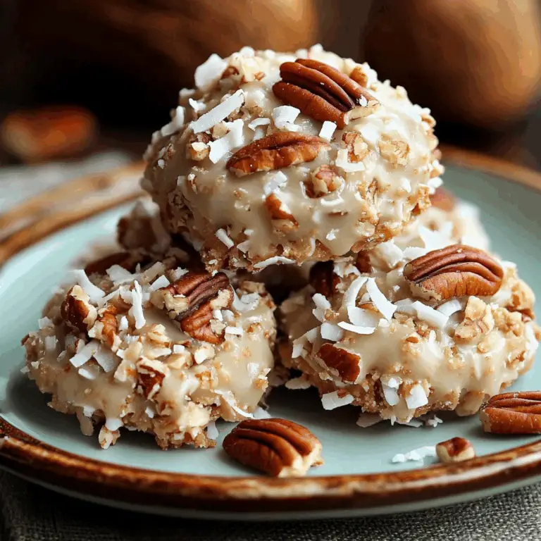 No-Bake Coconut Pecan Praline Cookies are Simple Joys! - Foodyhealthylife