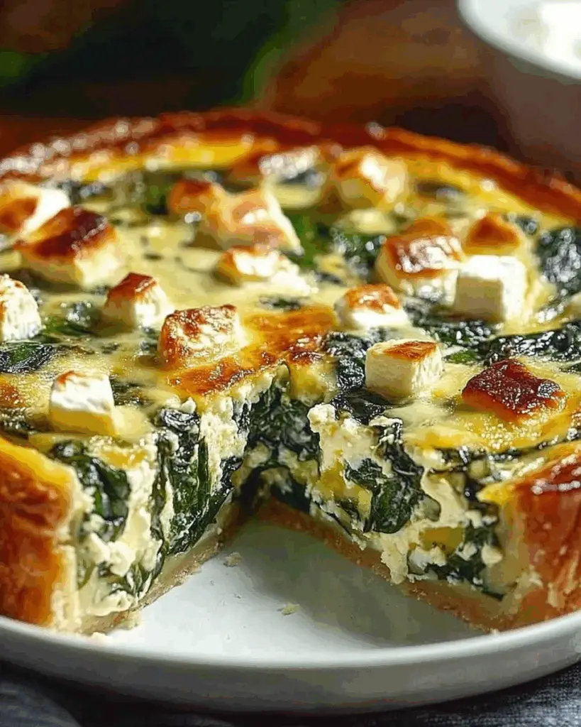 Spinach and Feta Quiche: A Delicious Recipe to Try! - Foodyhealthylife