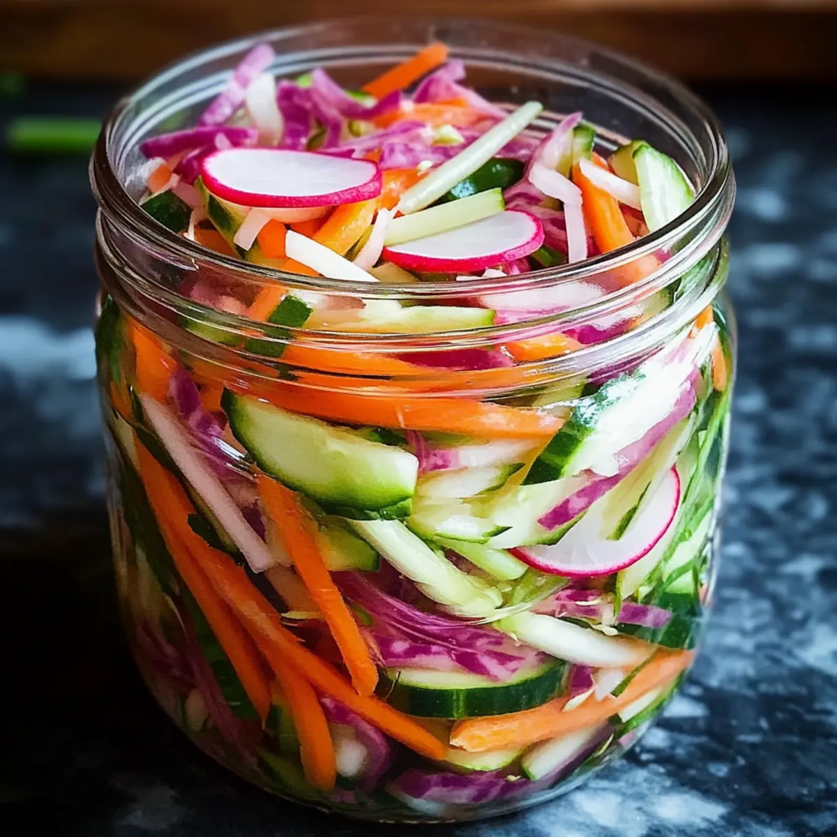 Irresistible Fridge Pickled Vegetables for a Crunchy Snack